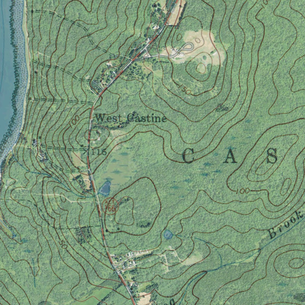 ME-Castine: GeoChange 1970-2011 Map by Western Michigan University ...