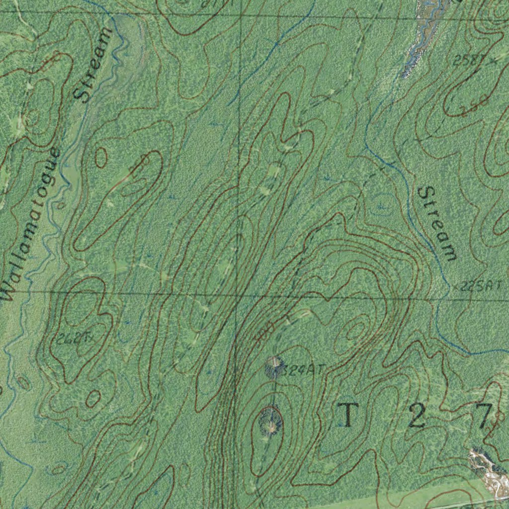 ME-Clifford Lake: GeoChange 1984-2009 Map by Western Michigan ...