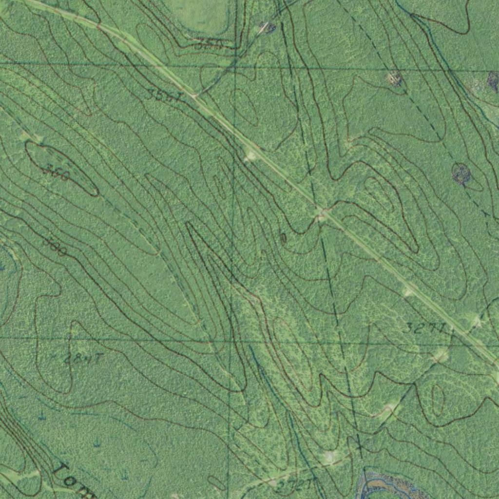 ME-Tomah Ridge: GeoChange 1984-2009 Map by Western Michigan University ...