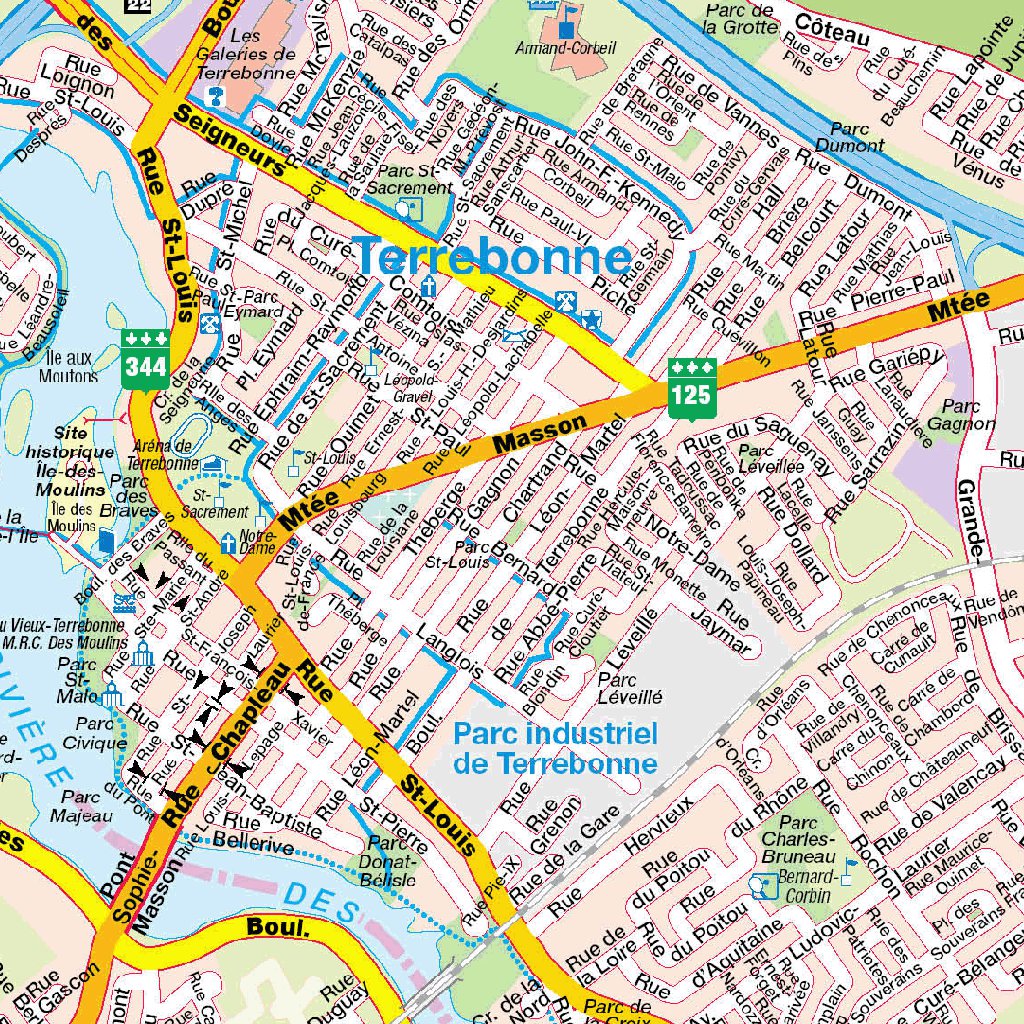 Laval et Environs, QC Map by Mapmobility Corp. | Avenza Maps