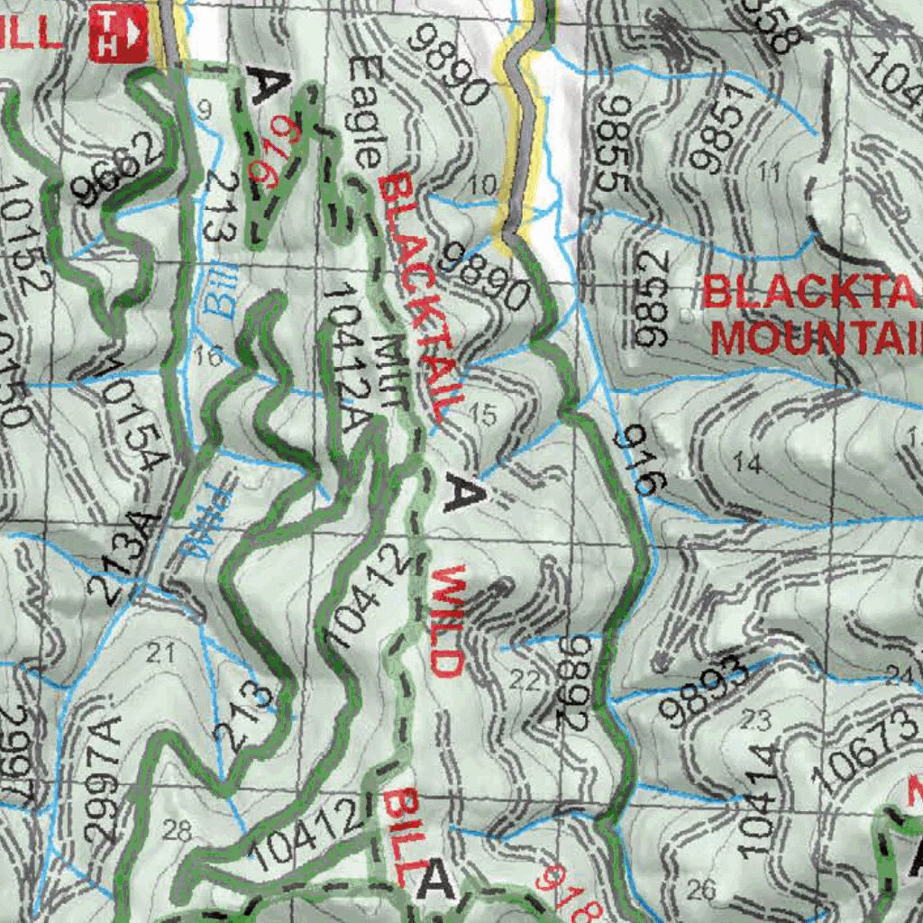 Flathead National Forest Swan Lake Ranger District Map by MontanaGPS ...