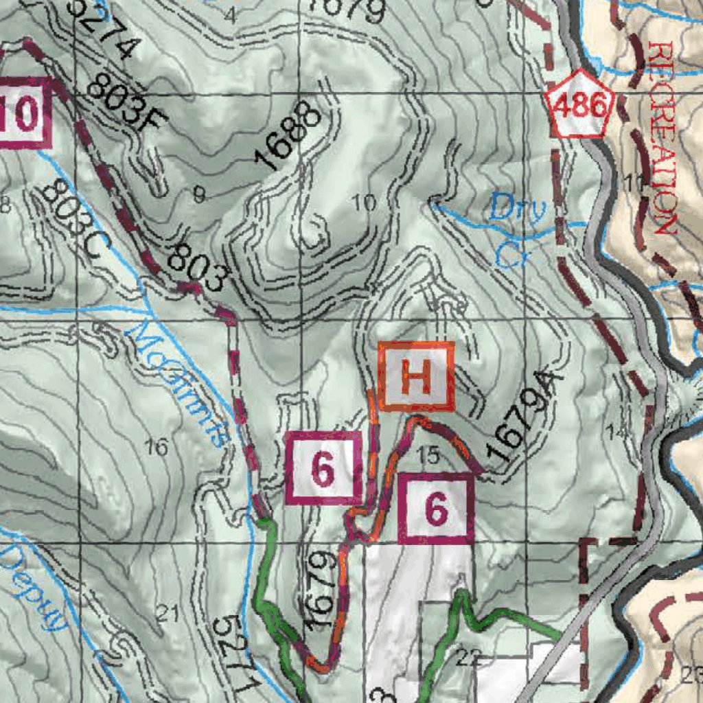 Flathead National Forest Glacier View Ranger District Map by MontanaGPS ...