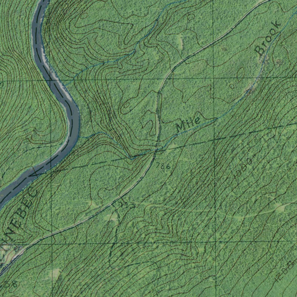 ME-The Forks: GeoChange 1983-2011 Map by Western Michigan University ...
