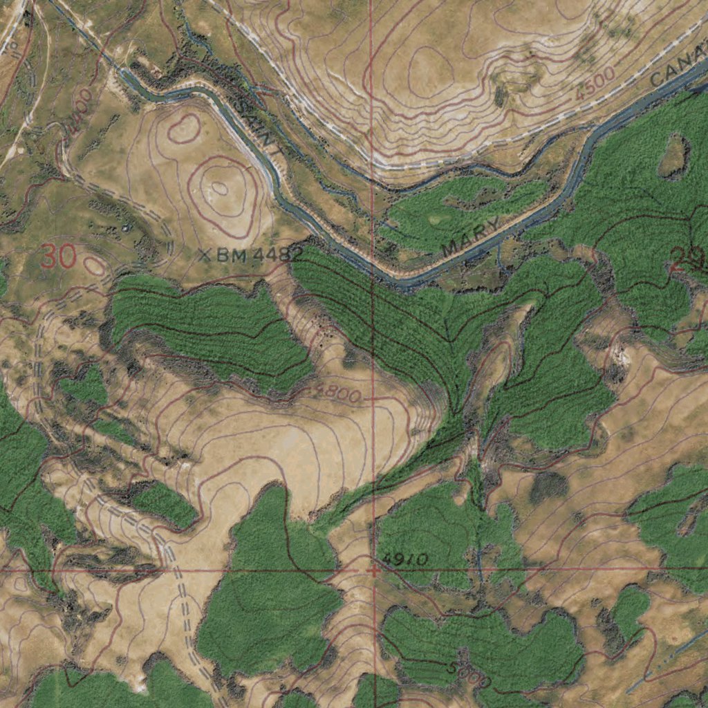 MT-AB-Goose Lake: GeoChange 1966-2011 Map by Western Michigan ...