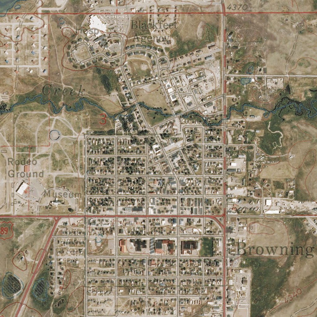 MT-Browning: GeoChange 1966-2011 Map by Western Michigan University ...