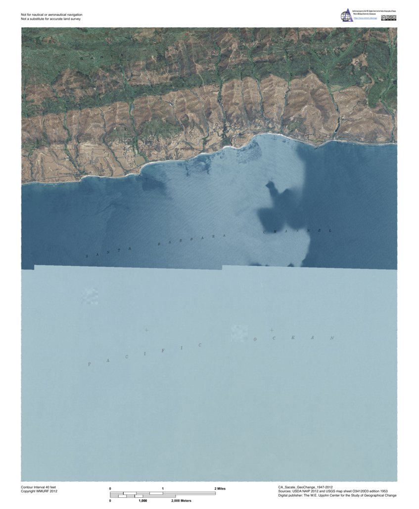 CA-Sacate: GeoChange 1947-2012 Map by Western Michigan University ...