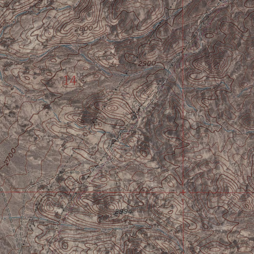 NV-Boulder City SW: GeoChange 1957-2010 Map by Western Michigan ...