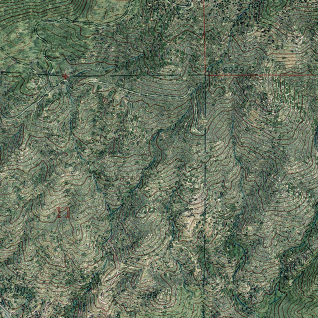 CA-Piute Peak: GeoChange 1970-2012 Map by Western Michigan University ...