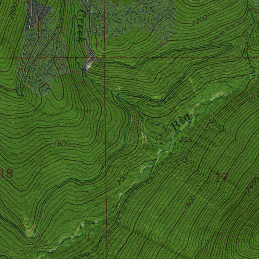 WA-Prairie Mountain: GeoChange 1963-2011 Map by Western Michigan ...