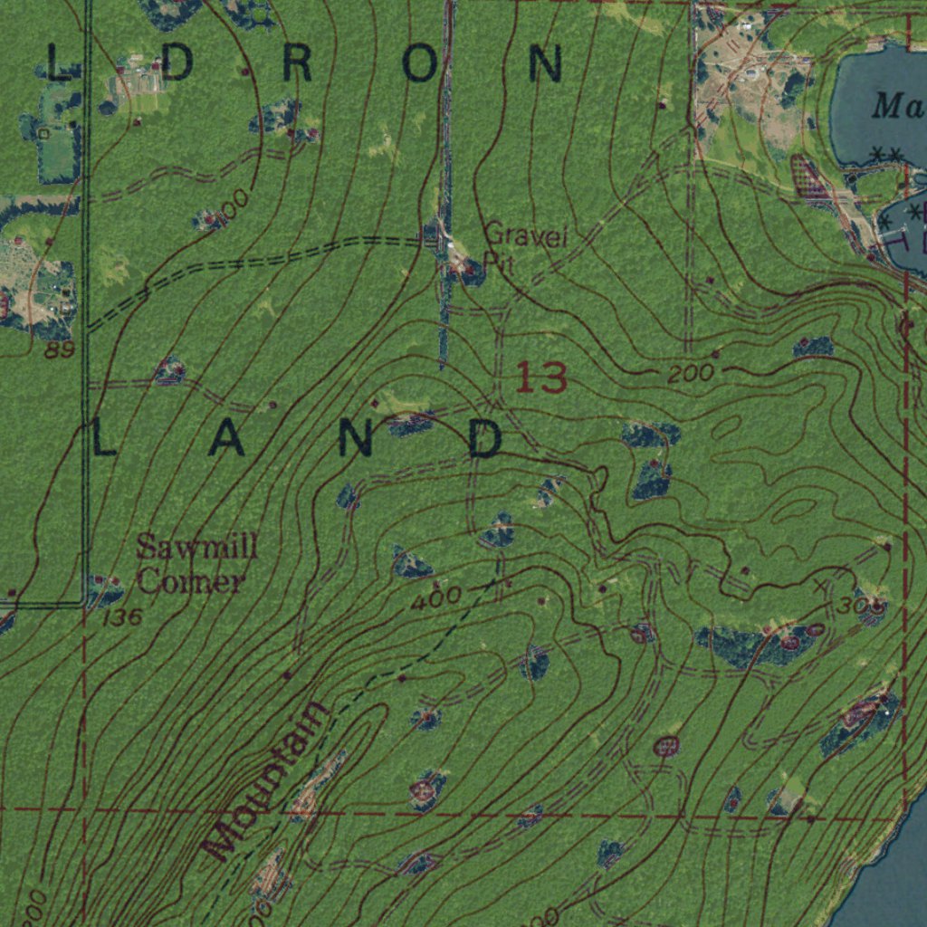 WA-Waldron Island: GeoChange 1949-2011 Map by Western Michigan ...