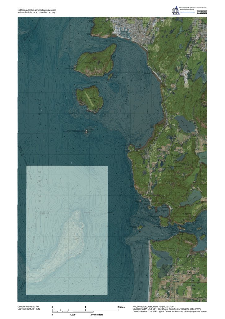 WA-Deception Pass: GeoChange 1972-2011 Map by Western Michigan ...