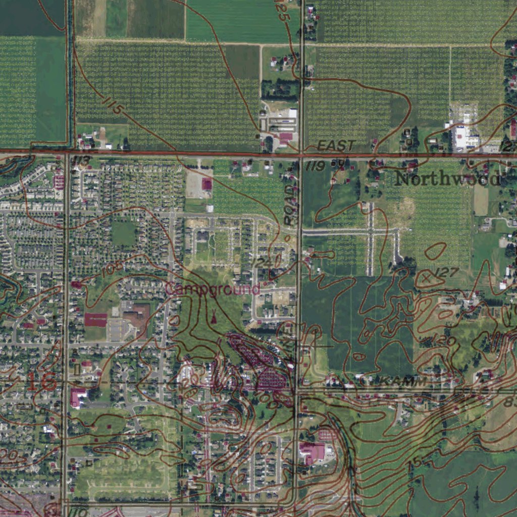 WA-Lynden: GeoChange 1947-2011 Map by Western Michigan University ...