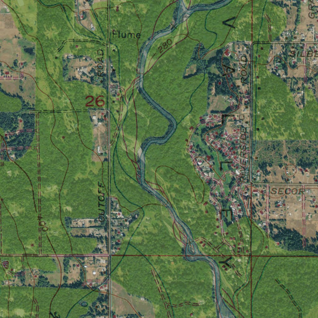 WA-Carlsborg: GeoChange 1954-2011 Map by Western Michigan University ...