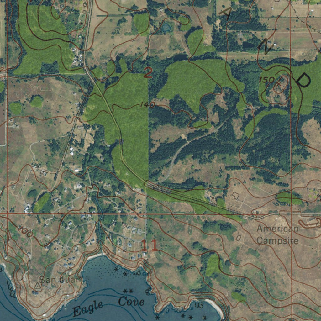 WA-False Bay: GeoChange 1949-2011 Map by Western Michigan University ...