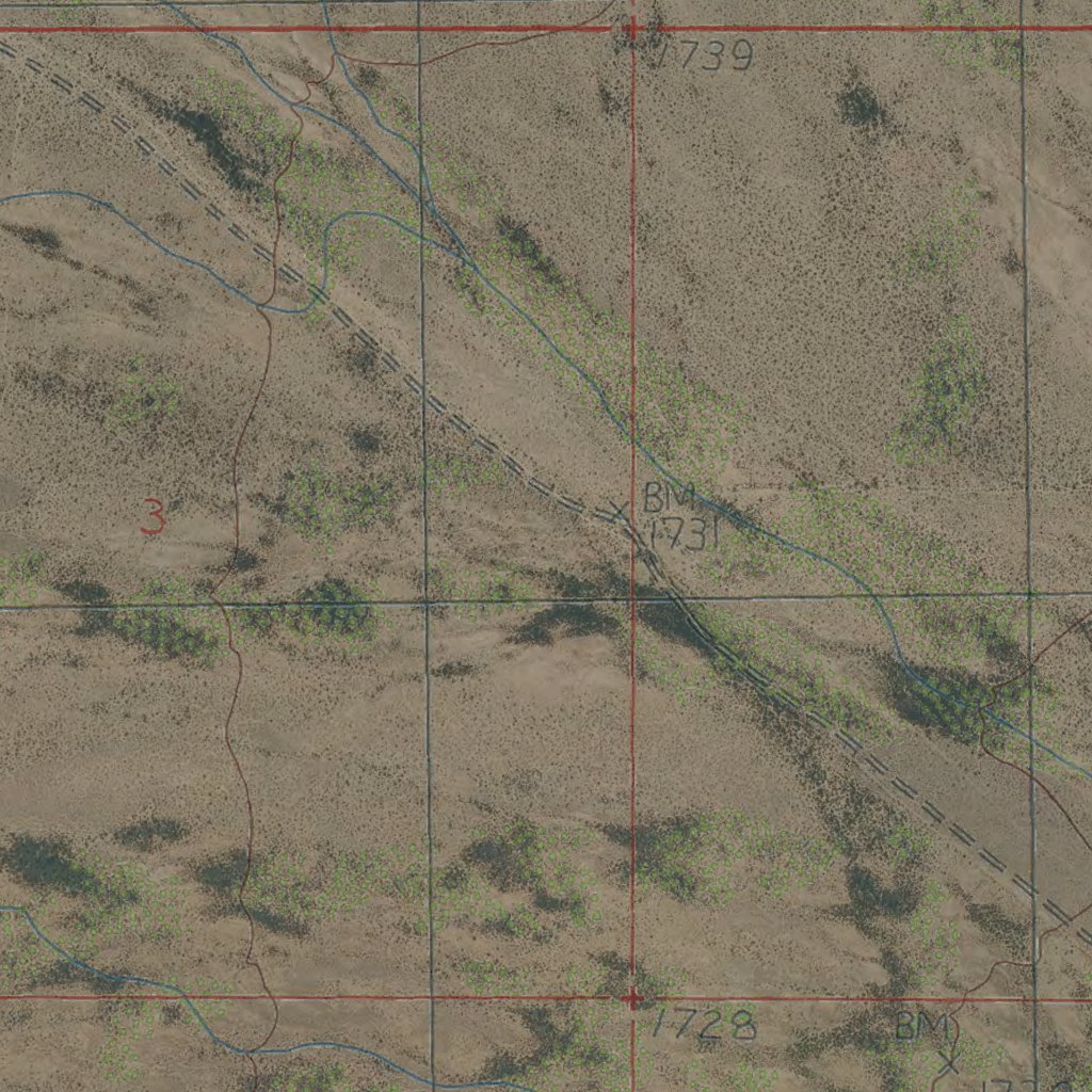 AZ-SON-Bailey Peak: GeoChange 1982-2010 Map by Western Michigan ...