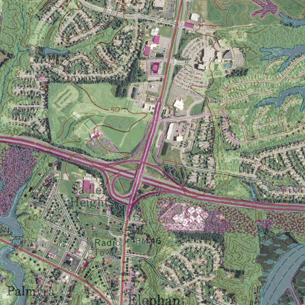 VA-Chuckatuck: GeoChange 1963-2012 Map by Western Michigan University ...