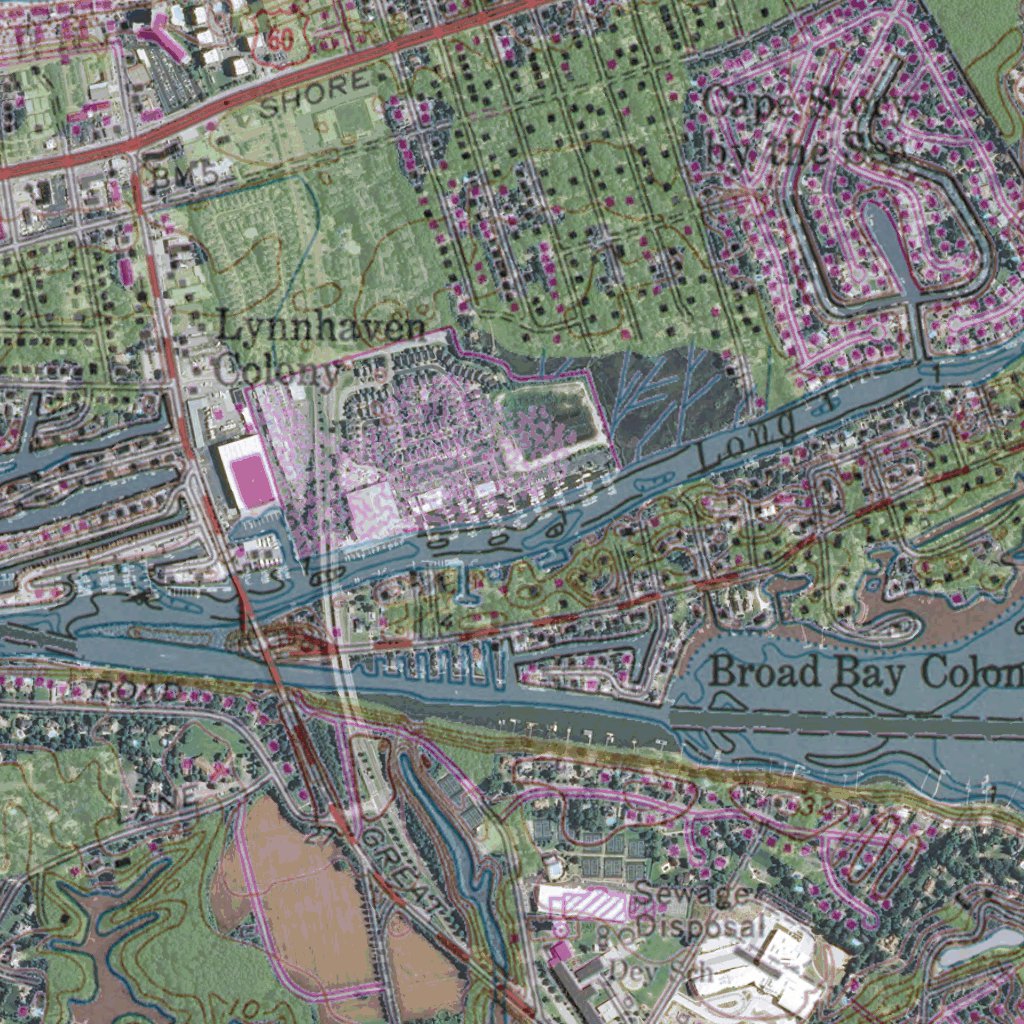 VA-Cape Henry: GeoChange 1963-2012 Map by Western Michigan University ...