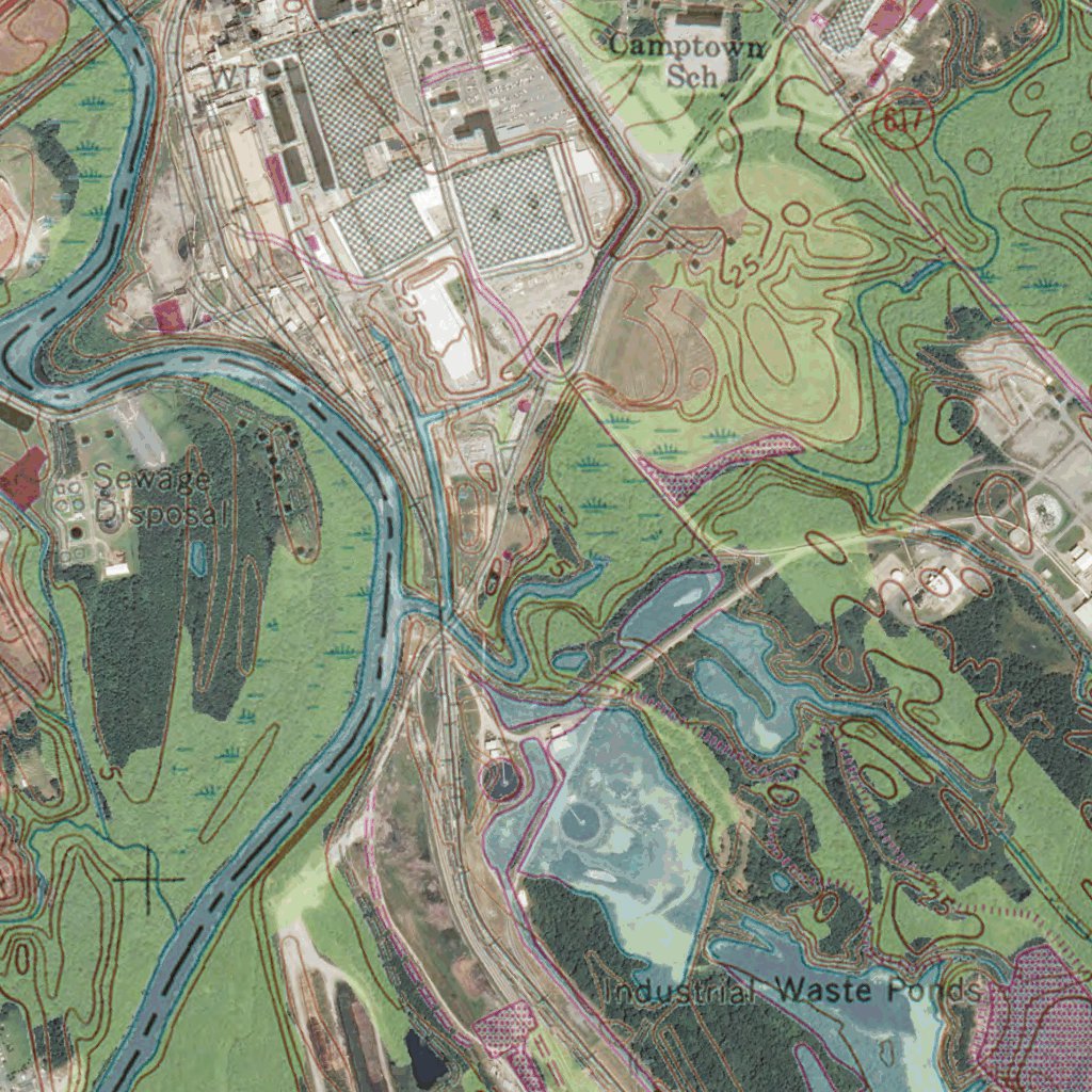 VA-Franklin: GeoChange 1964-2012 Map by Western Michigan University ...