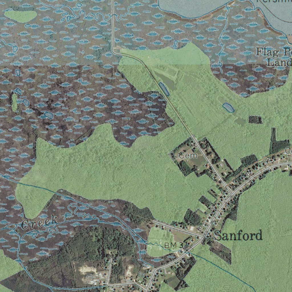 VA-MD Saxis: GeoChange 1967-2012 Map by Western Michigan University ...