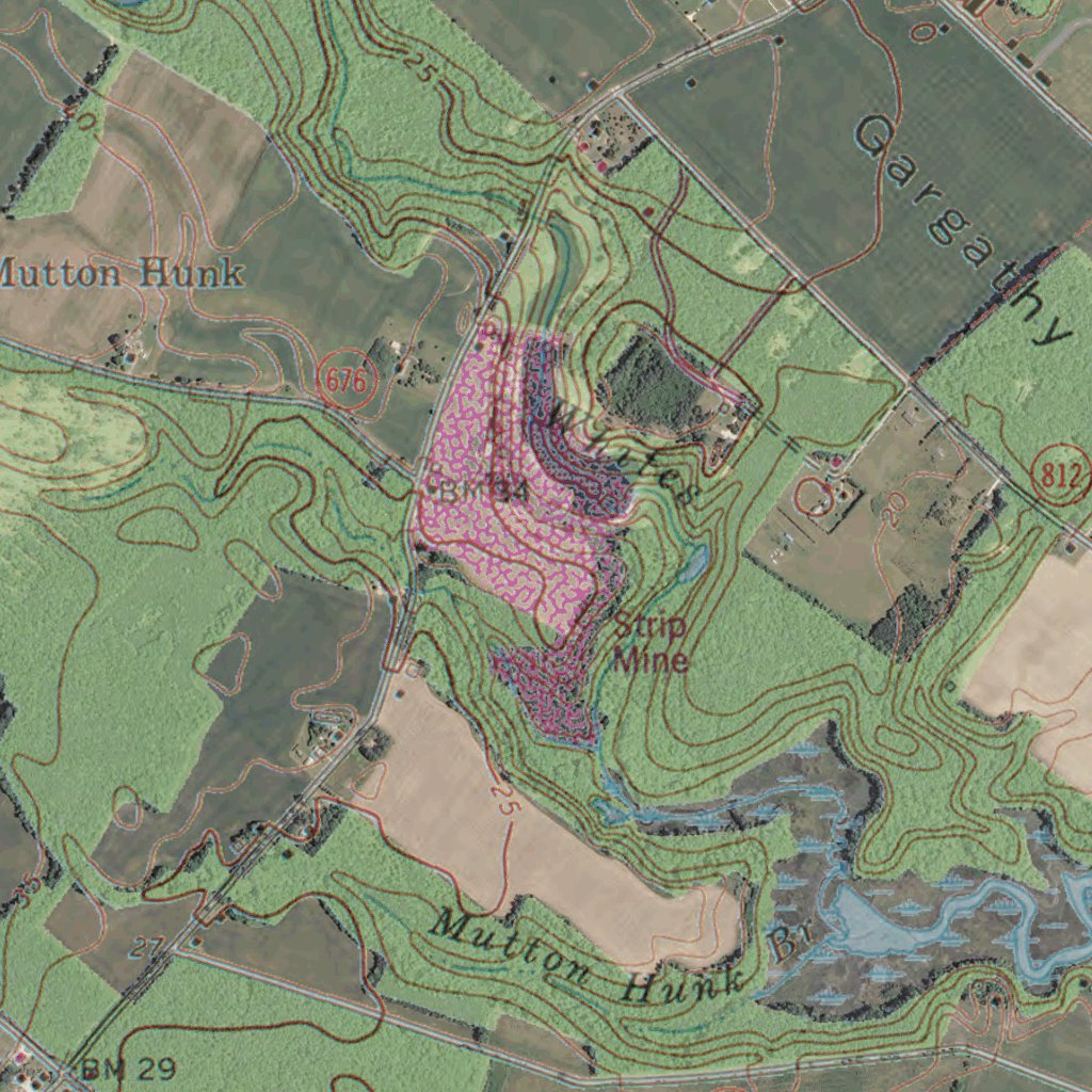 VA-Bloxom: GeoChange 1967-2012 Map by Western Michigan University ...