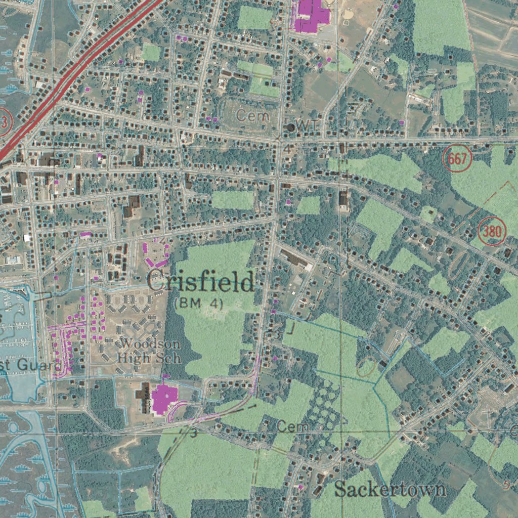 MD-VA-Crisfield: GeoChange 1967-2011-12 Map by Western Michigan ...