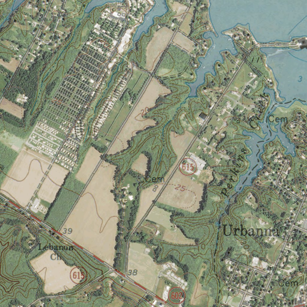 VA-Urbanna: GeoChange 1967-2012 Map by Western Michigan University ...
