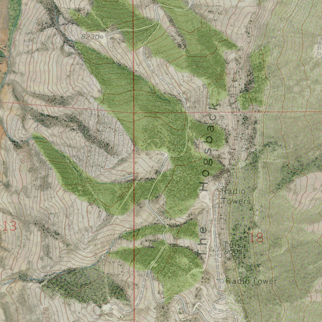 WY-THE HOGSBACK: GeoChange 1968-2012 Map by Western Michigan University ...