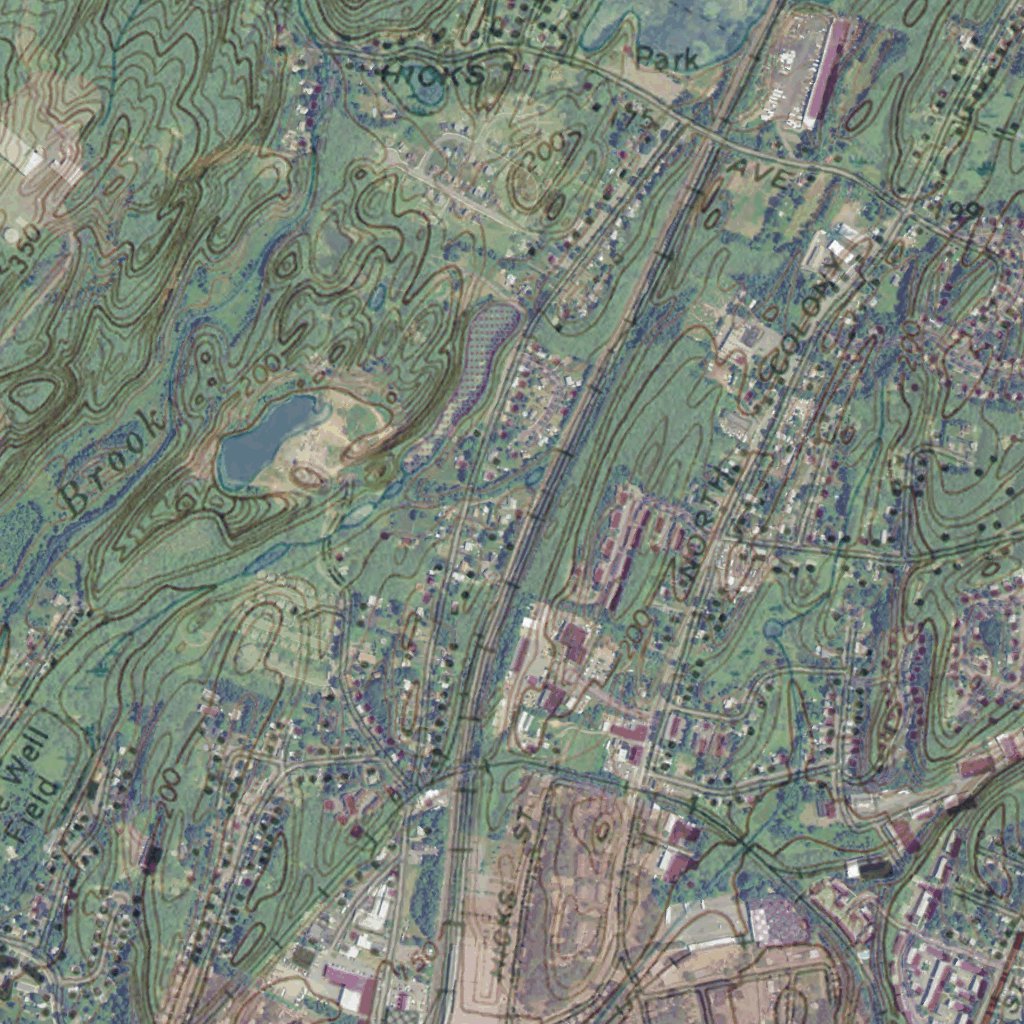 CT-Meriden: GeoChange 1966-2012 Map by Western Michigan University ...