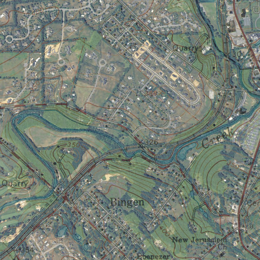 PA-Hellertown: GeoChange 1962-2010 Map by Western Michigan University ...