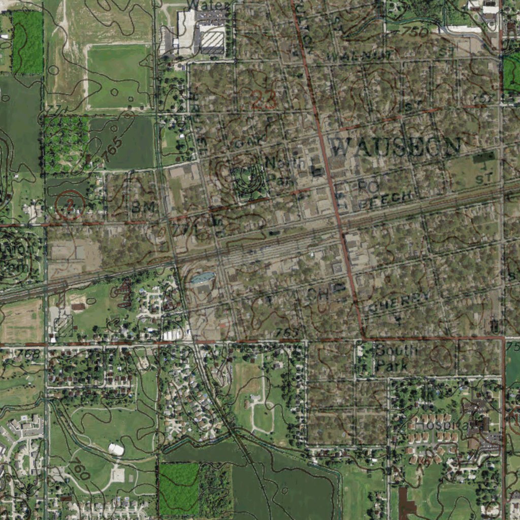 OH-Wauseon: GeoChange 1960-2011 Map by Western Michigan University ...