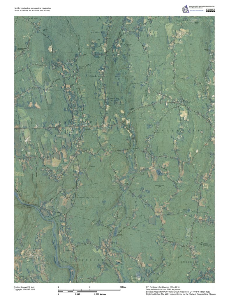 CT-Scotland: GeoChange 1974-2010 Map by Western Michigan University ...