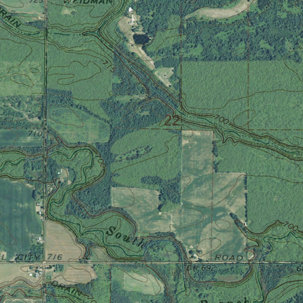 MI-Leaton: GeoChange 1972-2012 Map by Western Michigan University ...