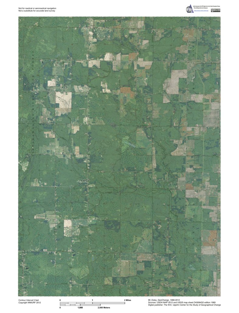 MI-Estey: GeoChange 1968-2012 Map by Western Michigan University ...