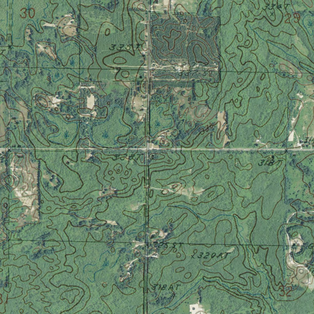 MI-Fife Lake: GeoChange 1983-2012 Map by Western Michigan University ...