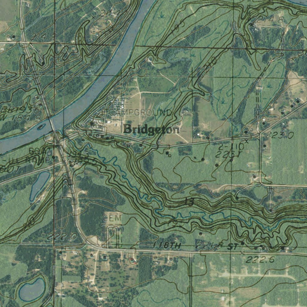 MI-Bridgeton: GeoChange 1980-2012 Map by Western Michigan University ...