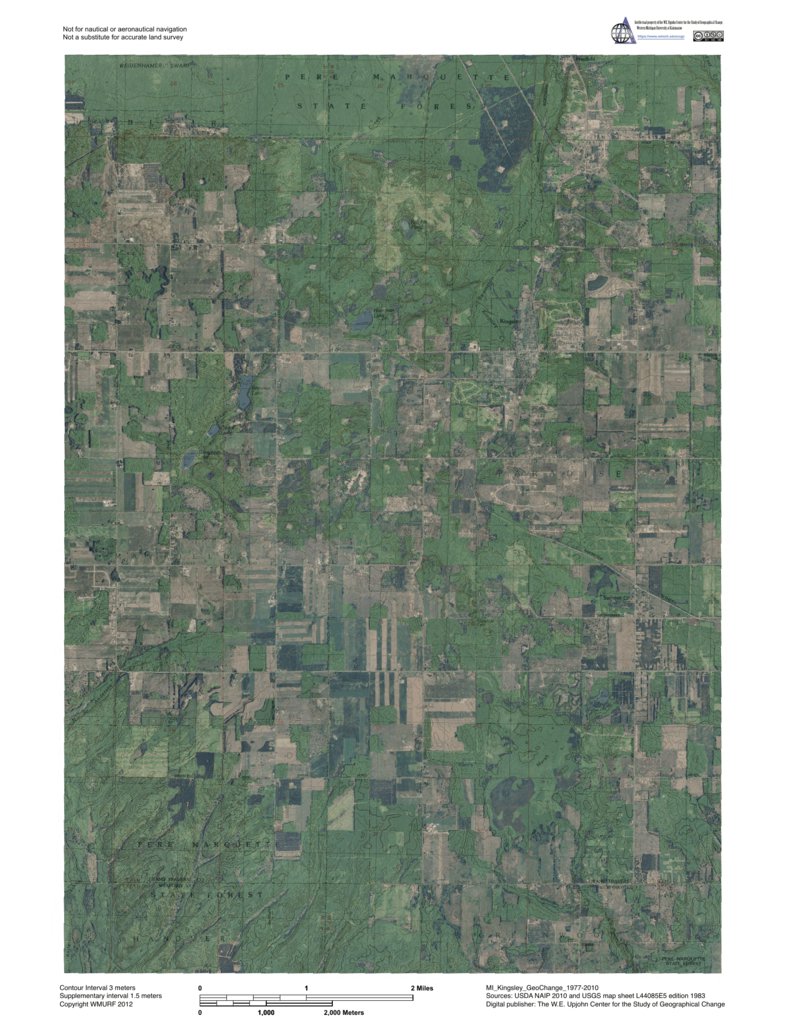 MI-Kingsley: GeoChange 1977-2010 Map by Western Michigan University ...