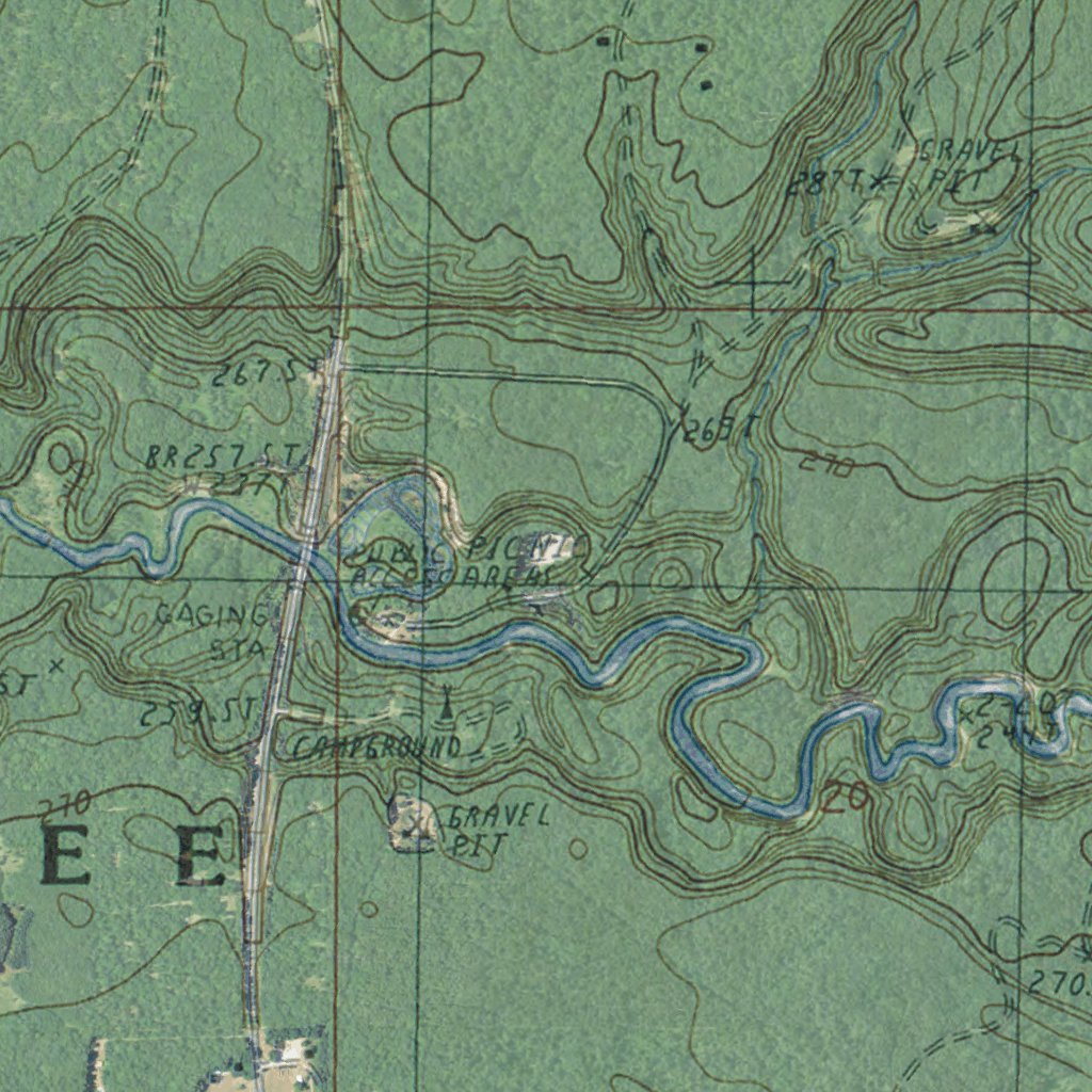 MI-Wellston NE: GeoChange 1983-84-2012 Map by Western Michigan ...