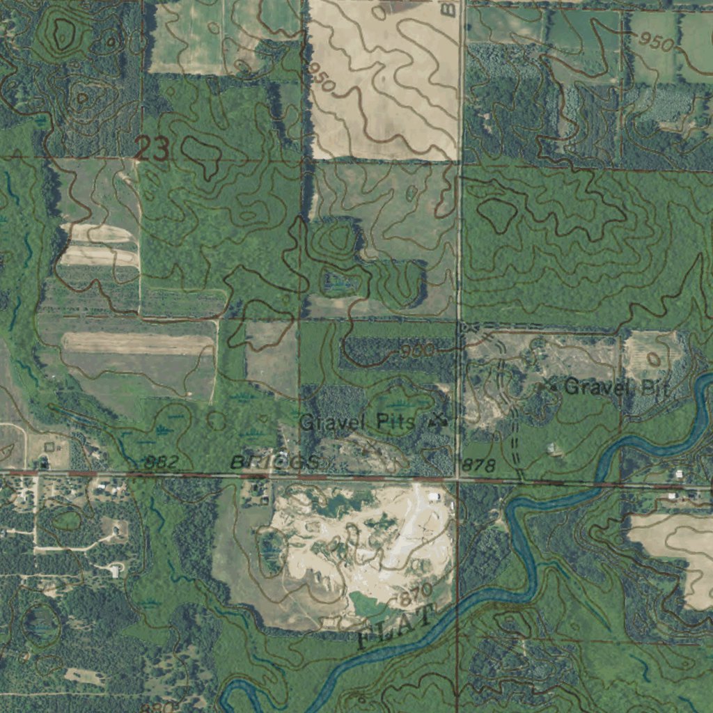 MI-Langston: GeoChange 1963-2012 Map by Western Michigan University ...