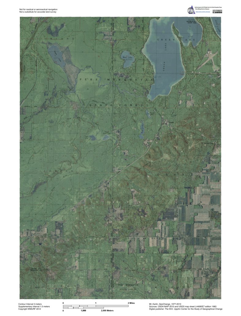 MI-Karlin: GeoChange 1977-2010 Map by Western Michigan University ...