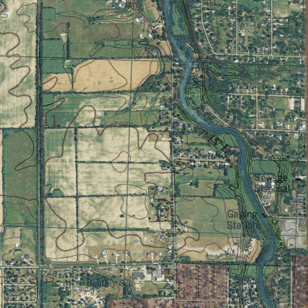 MI-Owosso North: GeoChange 1974-2012 Map by Western Michigan University ...