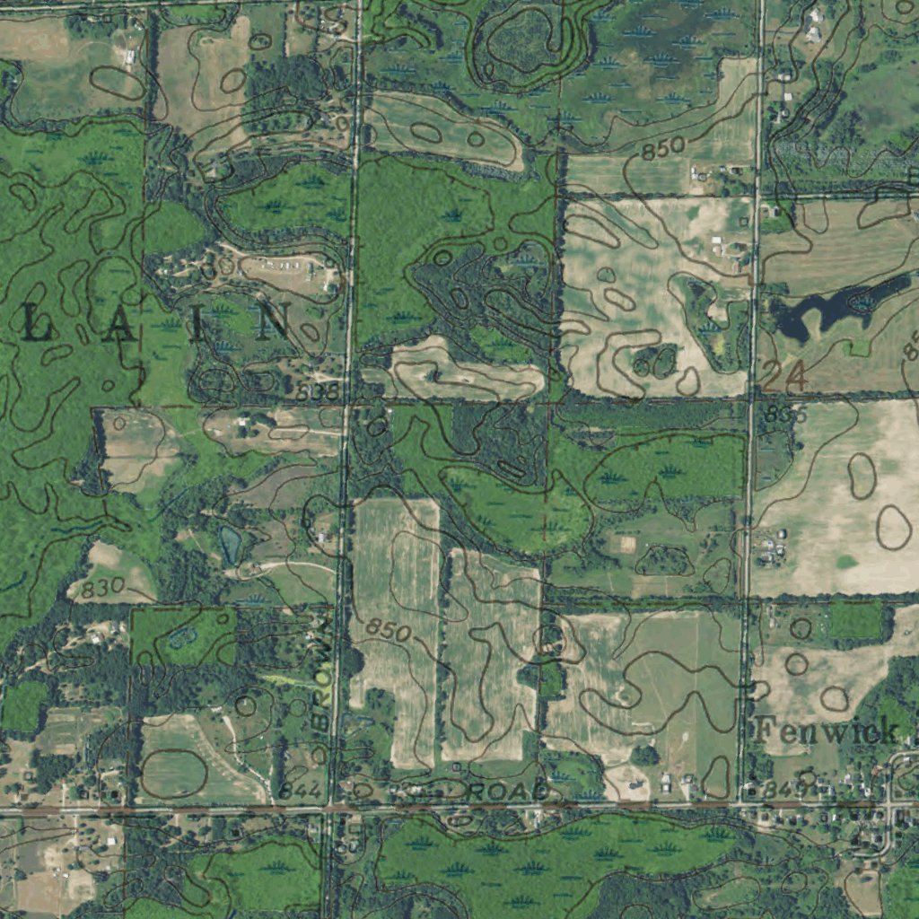 MI-Sheridan: GeoChange 1969-2012 Map by Western Michigan University ...