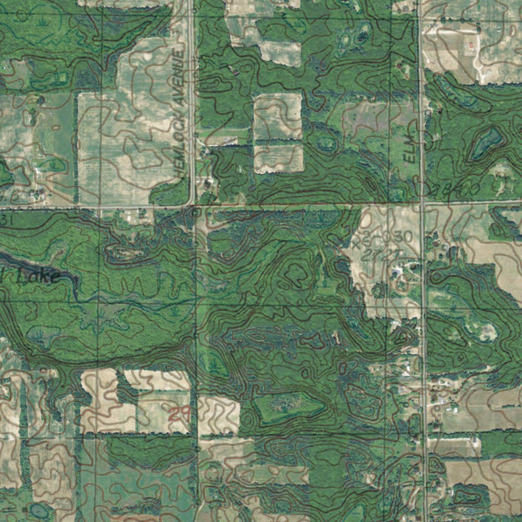 MI-Sand Lake SW: GeoChange 1980-81-2012 Map by Western Michigan ...
