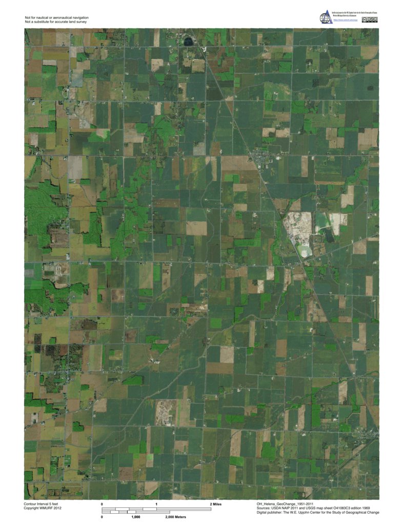 OH-Helena: GeoChange 1951-2011 Map by Western Michigan University ...