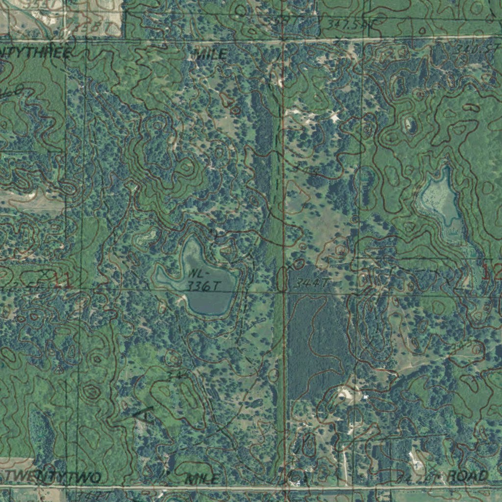 MI-Merrill Lake: GeoChange 1981-2012 Map by Western Michigan University ...
