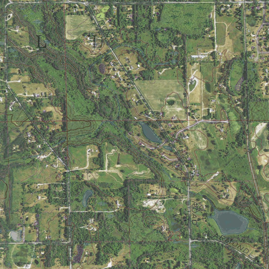 MI-Oak Grove: GeoChange 1967-2012 Map by Western Michigan University ...