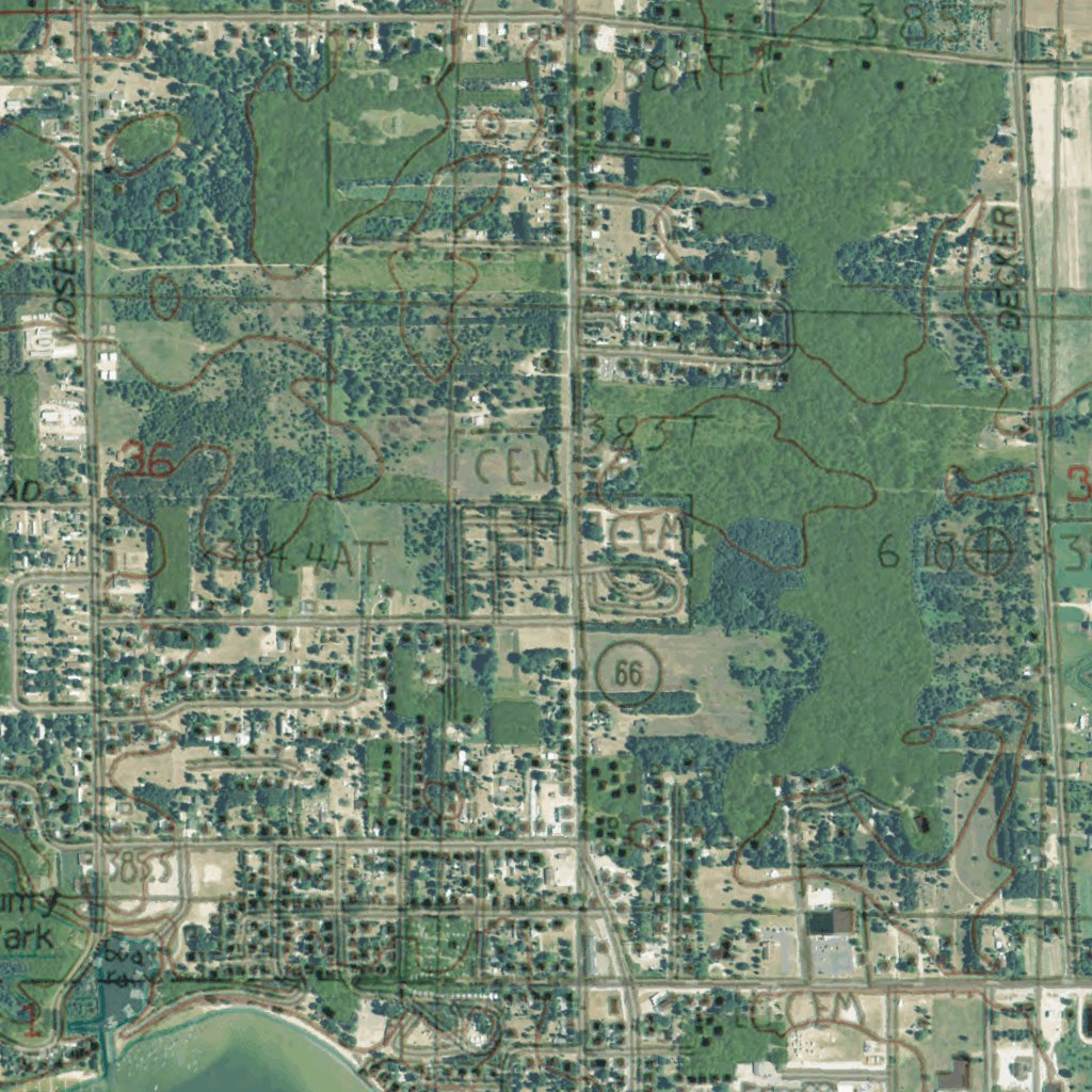 MI-Lake City: GeoChange 1981-2012 Map by Western Michigan University ...