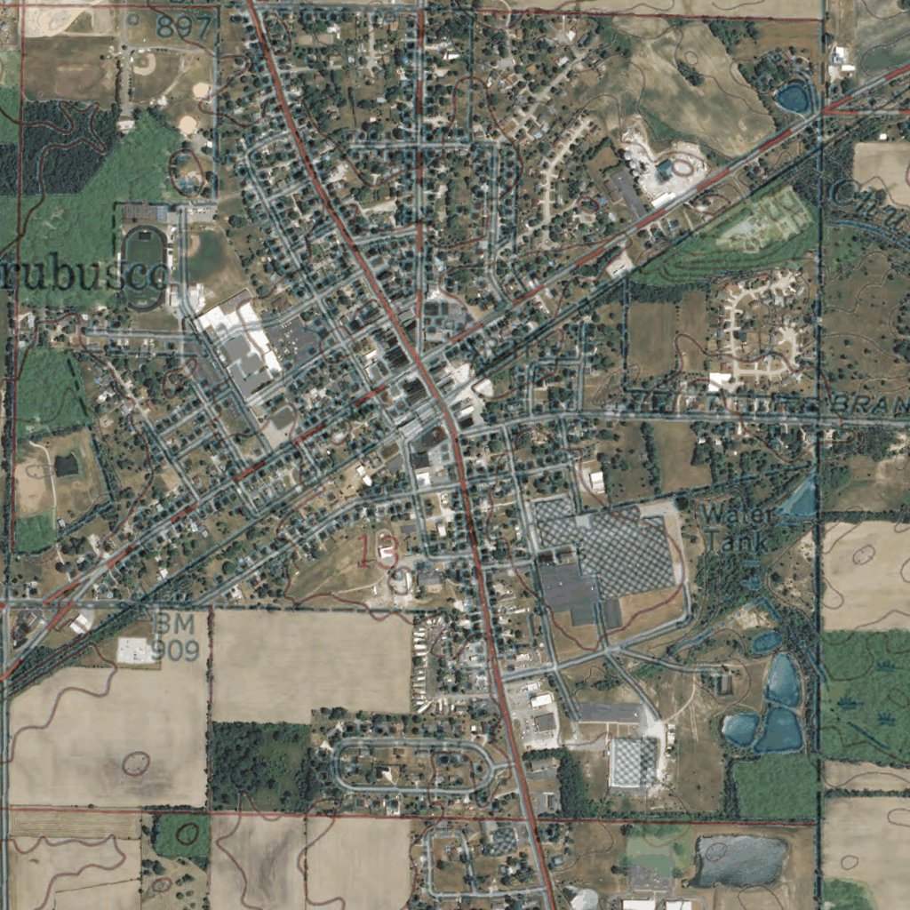 IN-Churubusco: GeoChange 1951-2012 Map by Western Michigan University ...