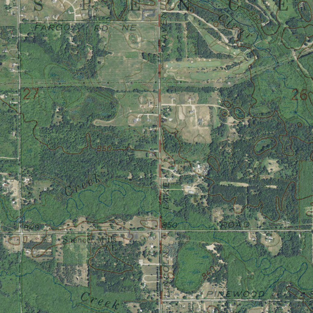 MI-Greenville West: GeoChange 1969-2012 Map by Western Michigan ...