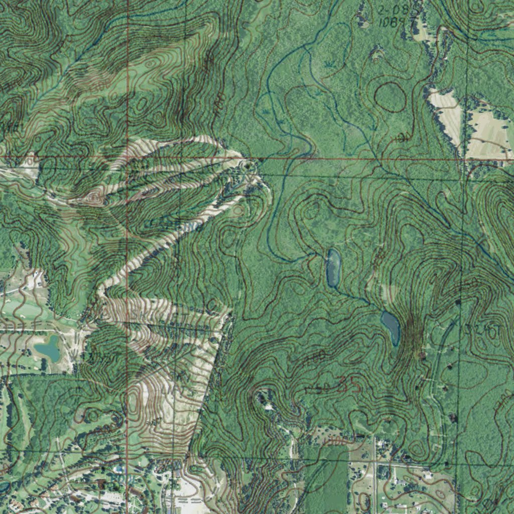 MI-Gaylord: GeoChange 1983-2012 Map by Western Michigan University ...