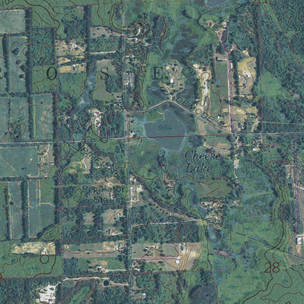 MI-West Highland: GeoChange 1967-2012 Map by Western Michigan ...